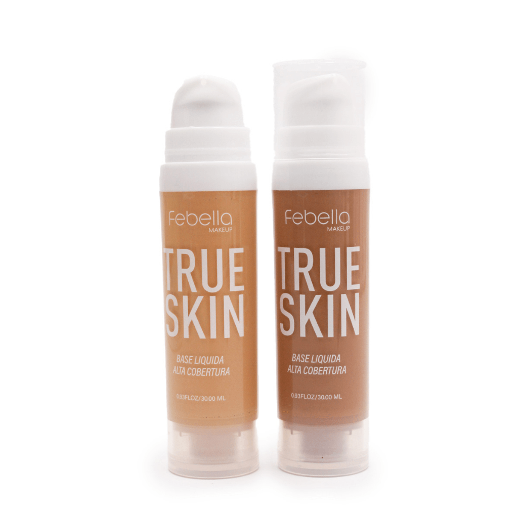 6 BASE LÍQUIDA TRUE SKIN FEBELLA - Nova Avenida Eshop | Os melhores ...