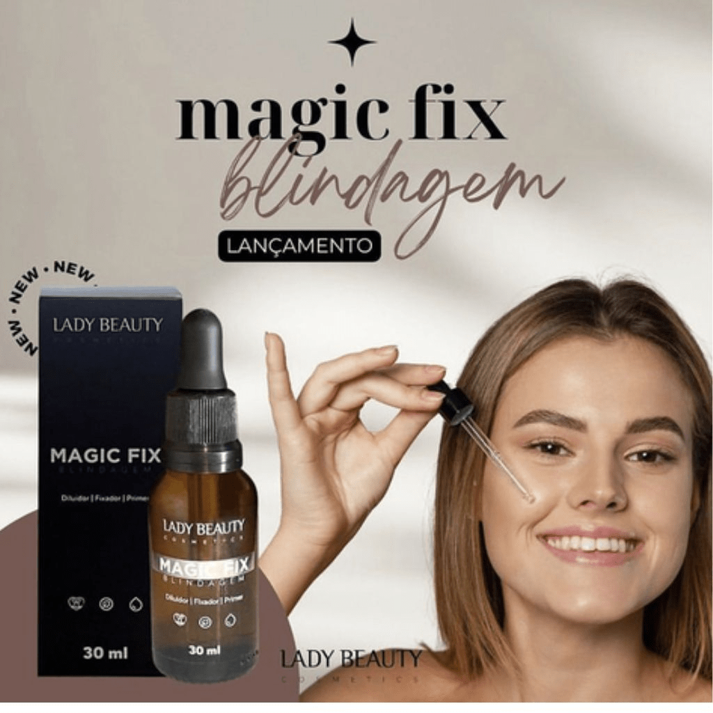 4 BLINDAGEM MAGIC FIX DILUIDOR FIXADOR PRIMER Lady Beauty - Nova ...