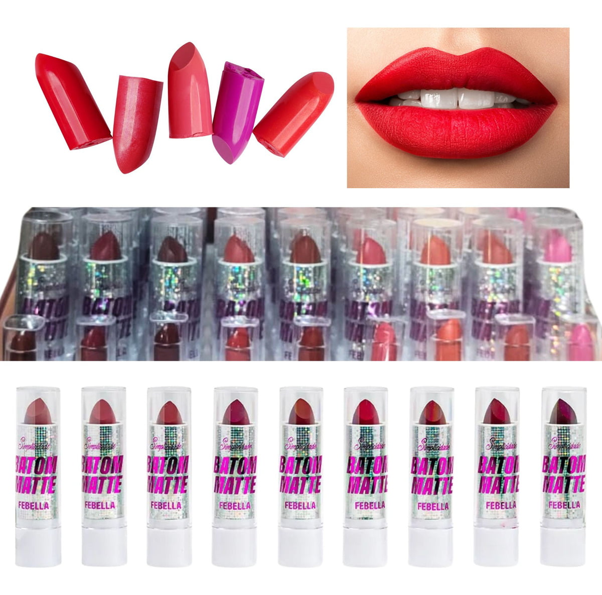 BATOM MATTE SIMPLICIDADE FEBELLA UN - Nova Avenida Eshop | Os melhores ...