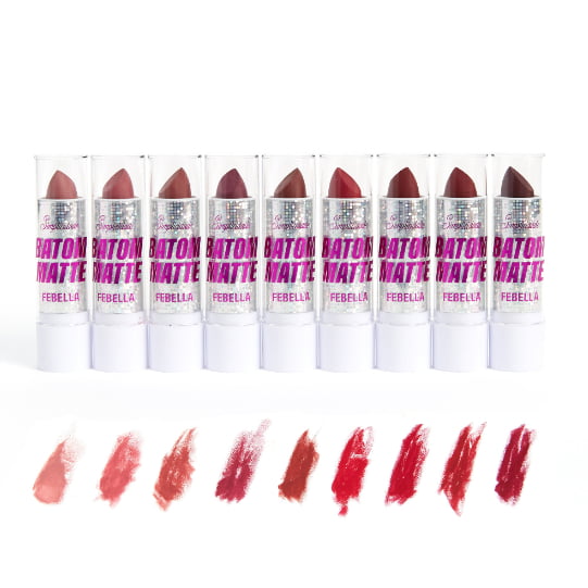 BATOM MATTE SIMPLICIDADE FEBELLA UN - Nova Avenida Eshop | Os melhores ...