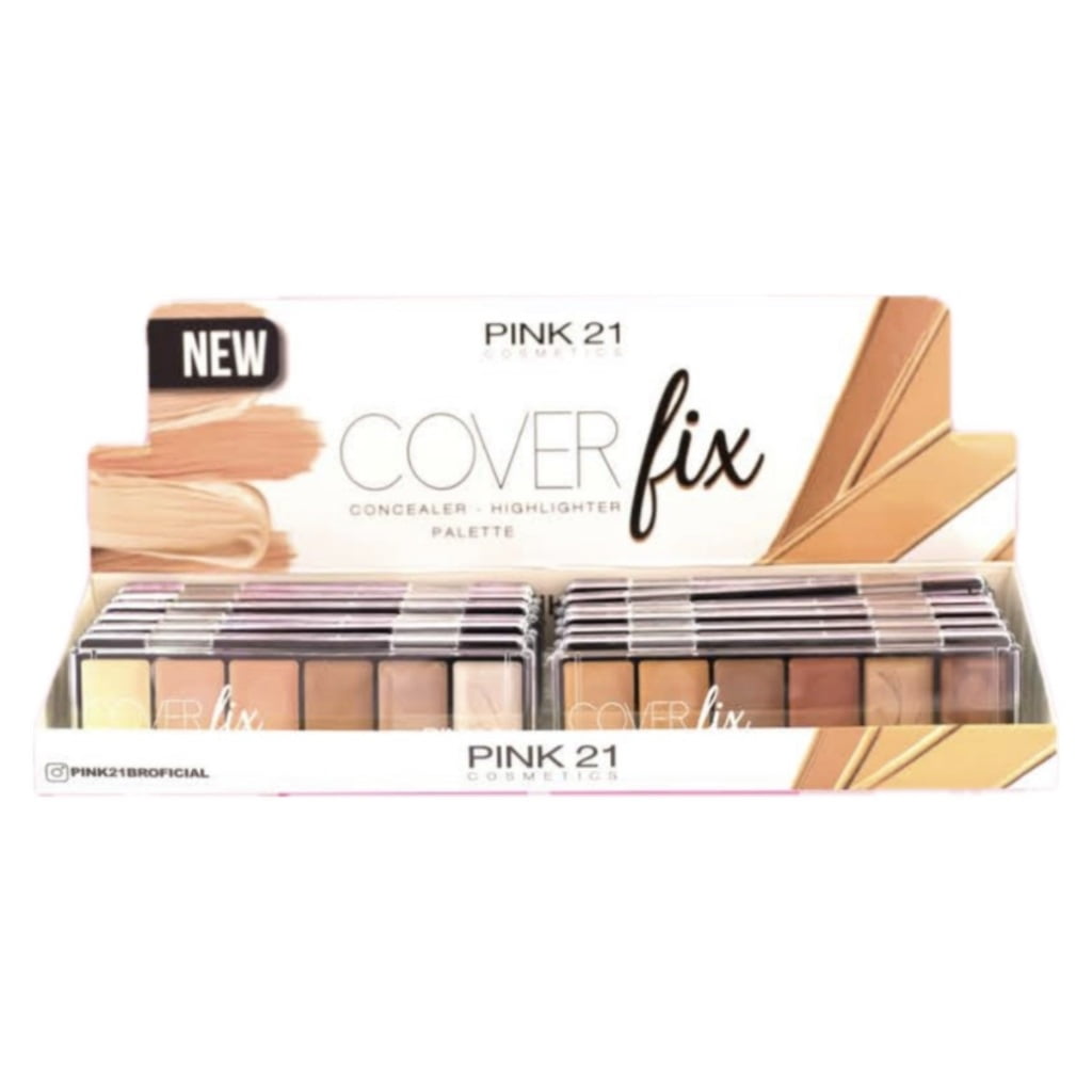 2 PALETA CORRETIVO COVER FIX PINK 21 - Nova Avenida Eshop | Os melhores ...