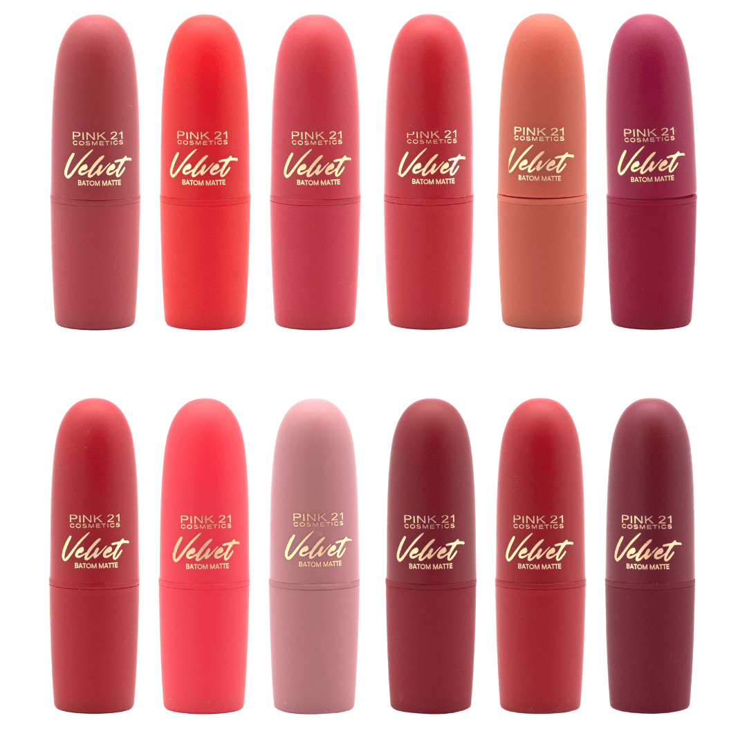 BATOM MATTE VELVET PINK 21 UN - Nova Avenida Eshop | Os melhores preços ...